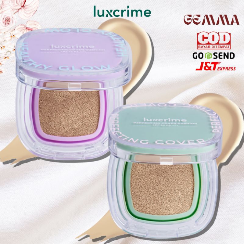 Jual (GOSEND/COD) LUXCRIME PERFECTING COVER CUSHION VELVET MATTE ...