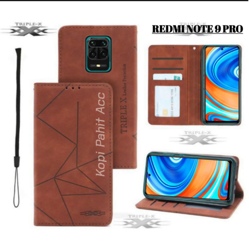 Jual Case Xiaomi Redmi Note 9 Pro Flip Cover Wallet Sarung Hp Casing ...