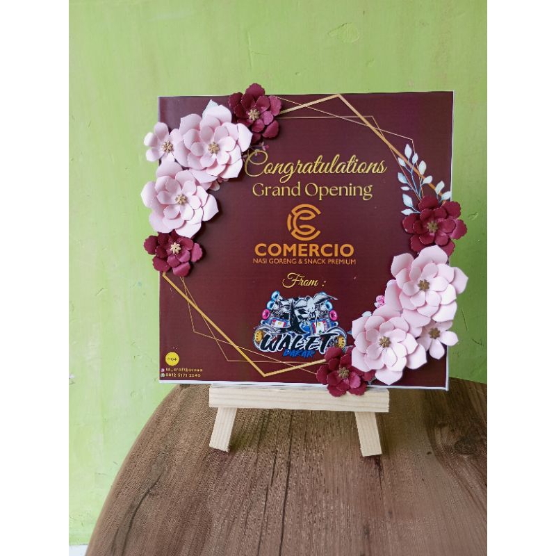 Jual Karangan Bunga Papan Bunga Mini Papan Bunga Ucapan Souvenir Ucapan ...