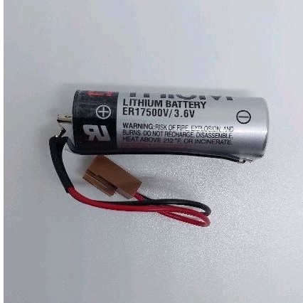 Jual Baterai Battery Lithium PLC Toshiba ER17500V 3,6V 2700mAh ER 17500 ...