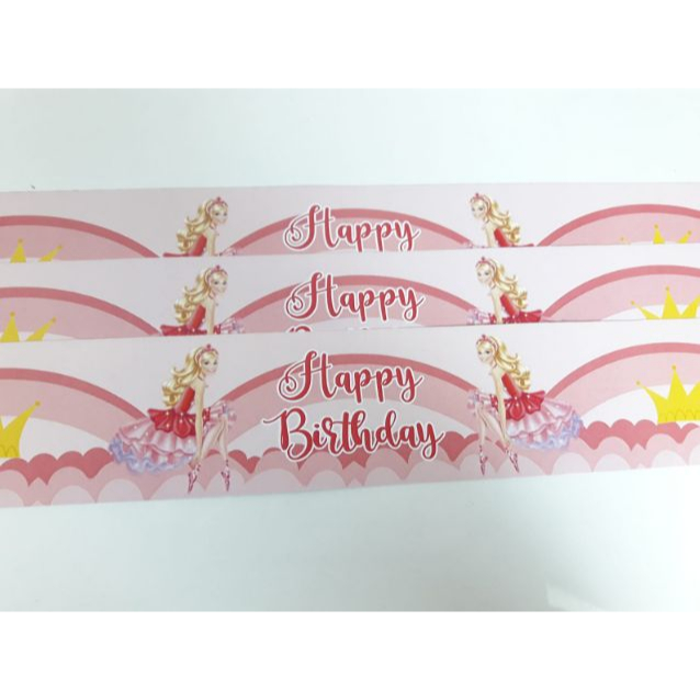 Jual label bento barbie / label box bento barbie / label box makanan ...