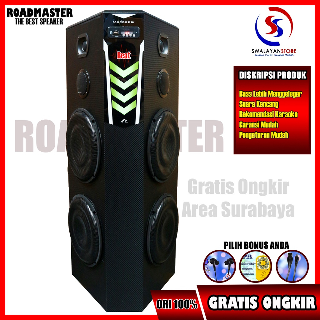 Jual SPEAKER ROADMASTER PRO BEAT 12 BLUETOOTH | Speaker Bass Bluetooth ...
