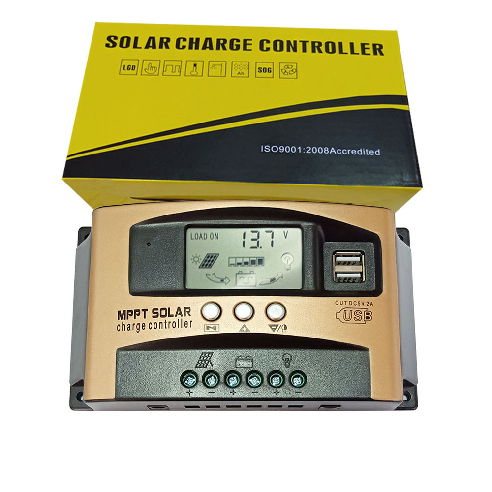 Jual Solar Charge Controller LCD LED Display Solar Automatic Identify ...