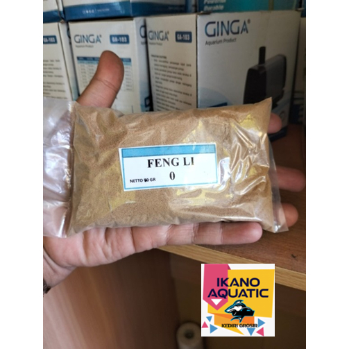 Jual Fengli Pelet burayak ikan cupang 100gr pakan dapnia magna ikan hias & udang ukuran 0 dan 1 ...