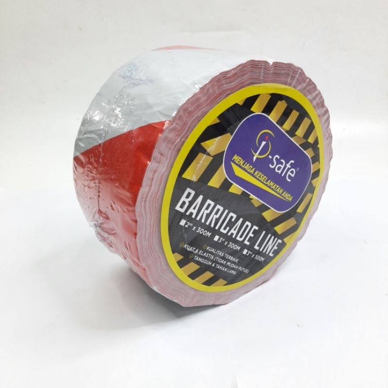 Jual Police Line / Barricade Line Merah Putih 3" X 300MM I-SAFE ...