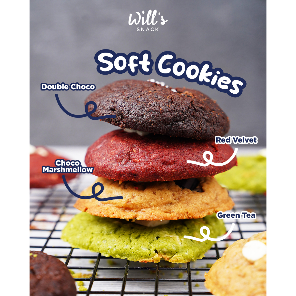 Jual Soft Cookies (Mix 2 Pcs) Varian by Request | Shopee Indonesia