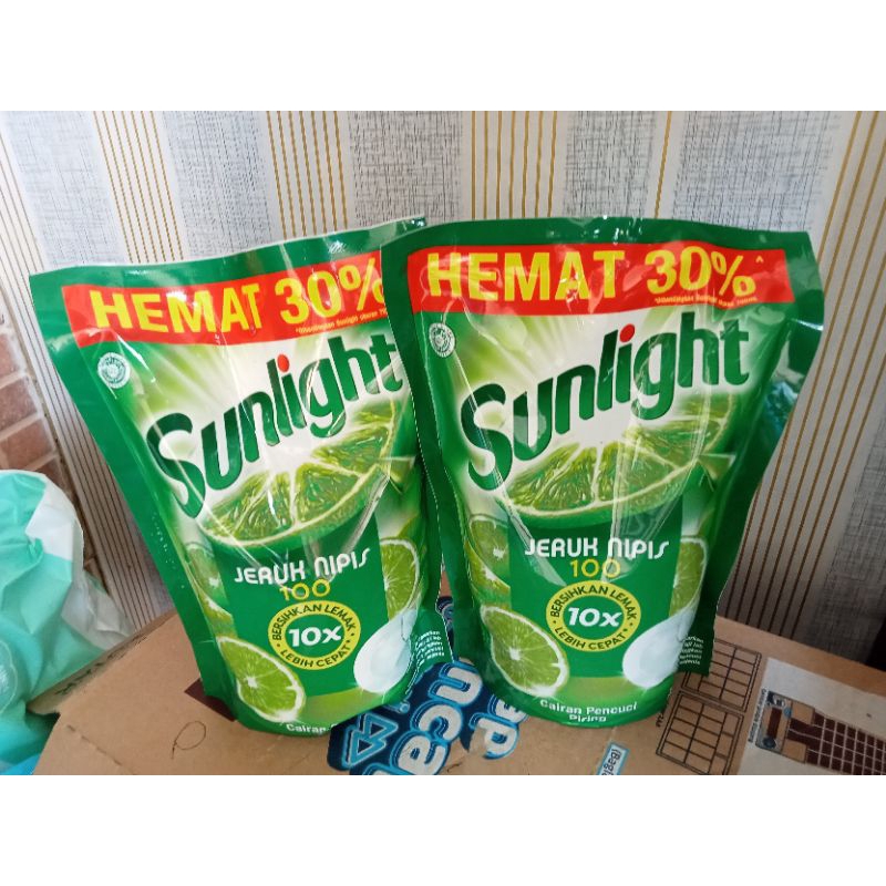 Jual sunlight jeruk nipis cairan pencuci piring 650ml | Shopee Indonesia