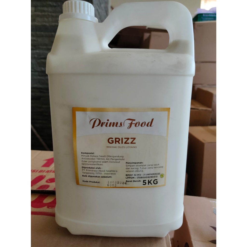 Jual Minyak Oles Loyang Grizz Prims Food Kemasan Repack 50 gram ...