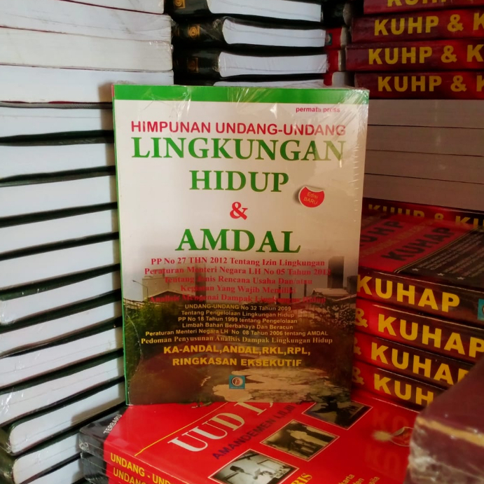 Jual Buku Himpunan Undang-Undang Lingkungan Hidup dan AMDAL | Shopee ...