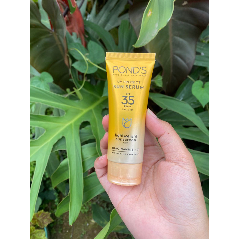Jual Pond's ponds UV Protect Sun Serum SPF35 PA+++ UVA UVB Lightweight ...