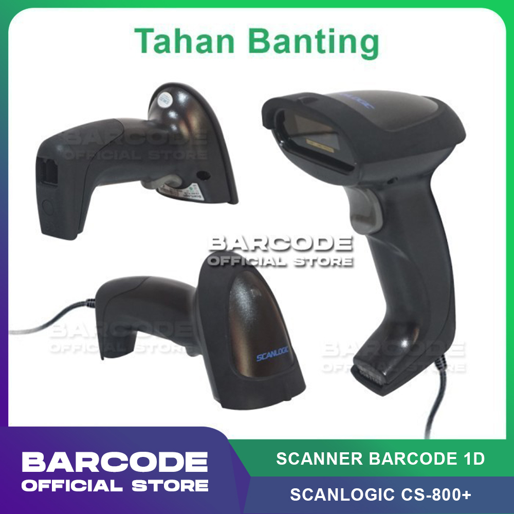 Jual 1D HANDHELD BARCODE SCANNER SCANLOGIC CS-800 PLUS USB | Shopee ...