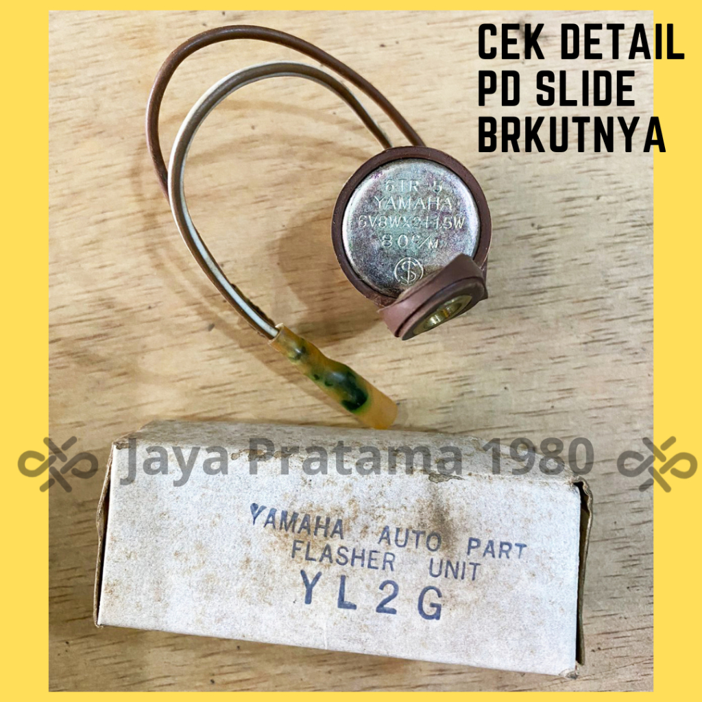 Jual FLASHER RETTING SEIN SEN RELAY 6V 6VOLT YAMAHA YL2G L2G L2S ...