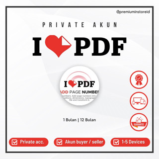 Jual I love pdf premium 1 & 12 Bulan (full garansi) | Shopee Indonesia