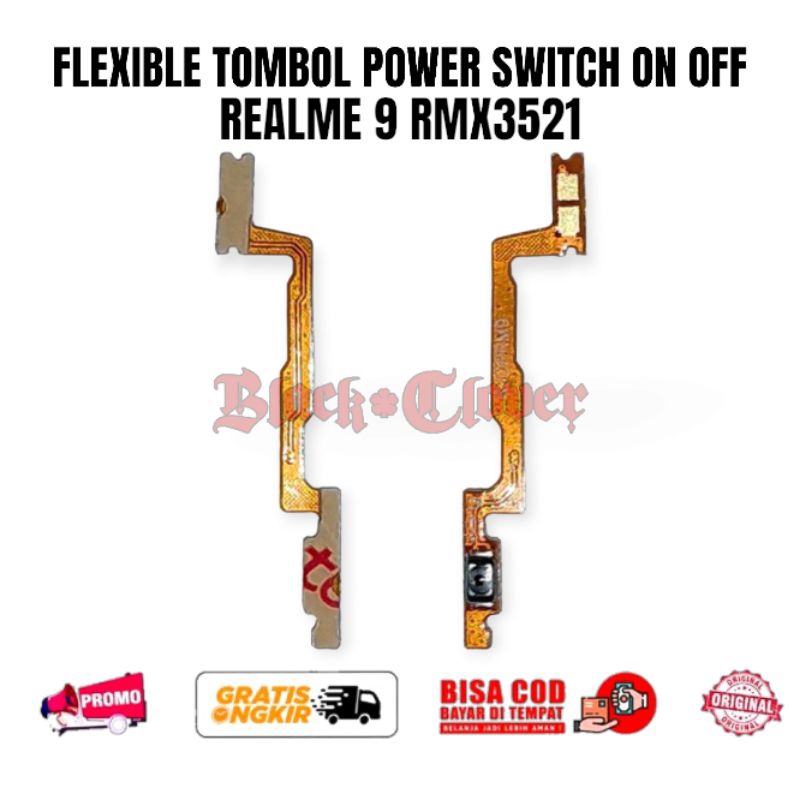 Jual Flexibel Flexible On Off REALME 9 - Fleksibel Tombol Power Switch On Of Realme RMX3521 ...