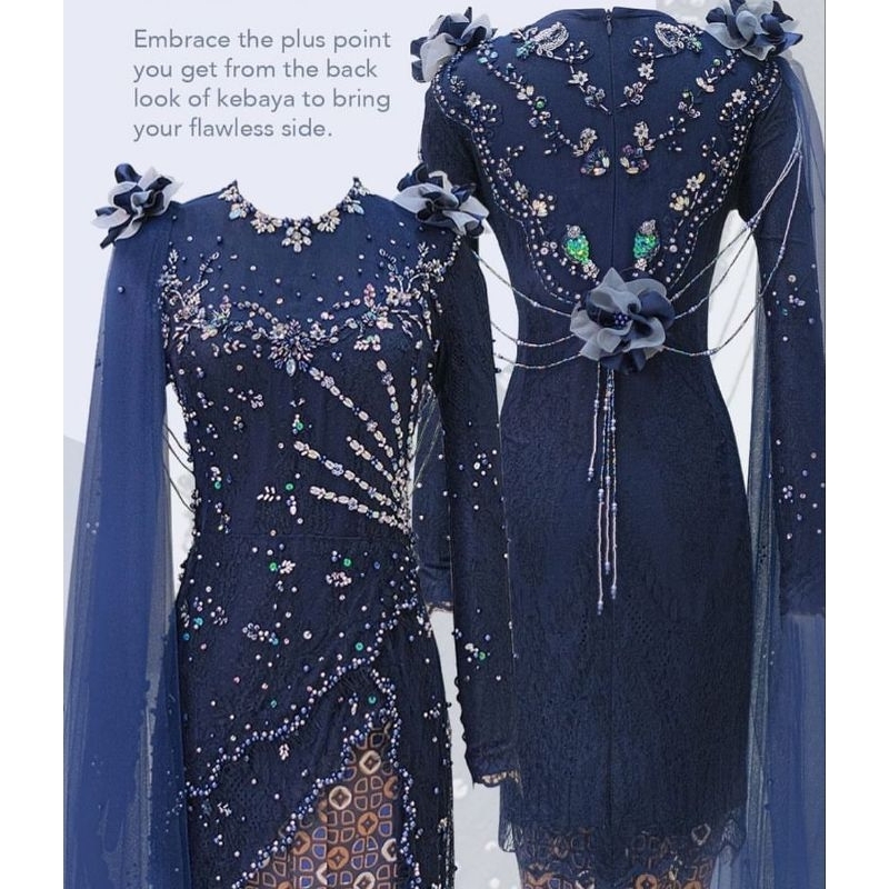 Jual SEWA KEBAYA IVORY NAVY | SEWA KEBAYA WISUDA | IVORY KEBAYA LAMARAN ...