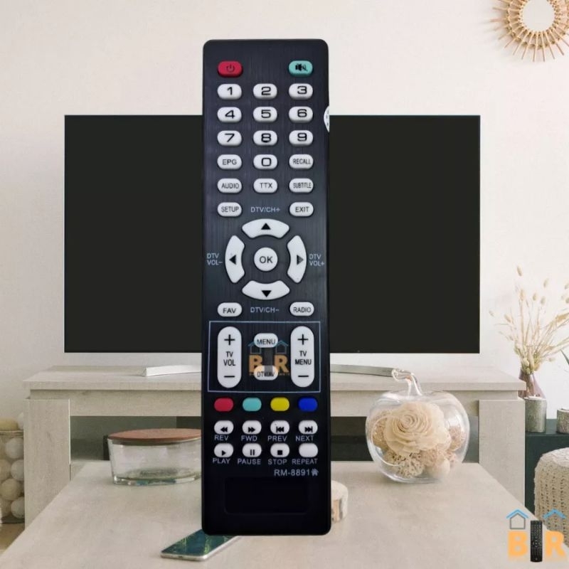 Jual remot/remote TV tabung digital yg sdh ganti mesin WCOM TV tuner RM ...