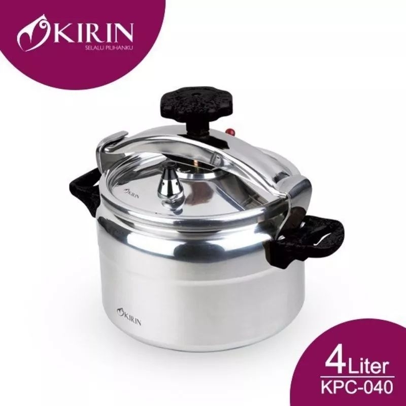 Jual PANCI PRESTO KIRIN 4 LITER KPC-040 - PRESSURE COOKER INDUKSI | Shopee Indonesia