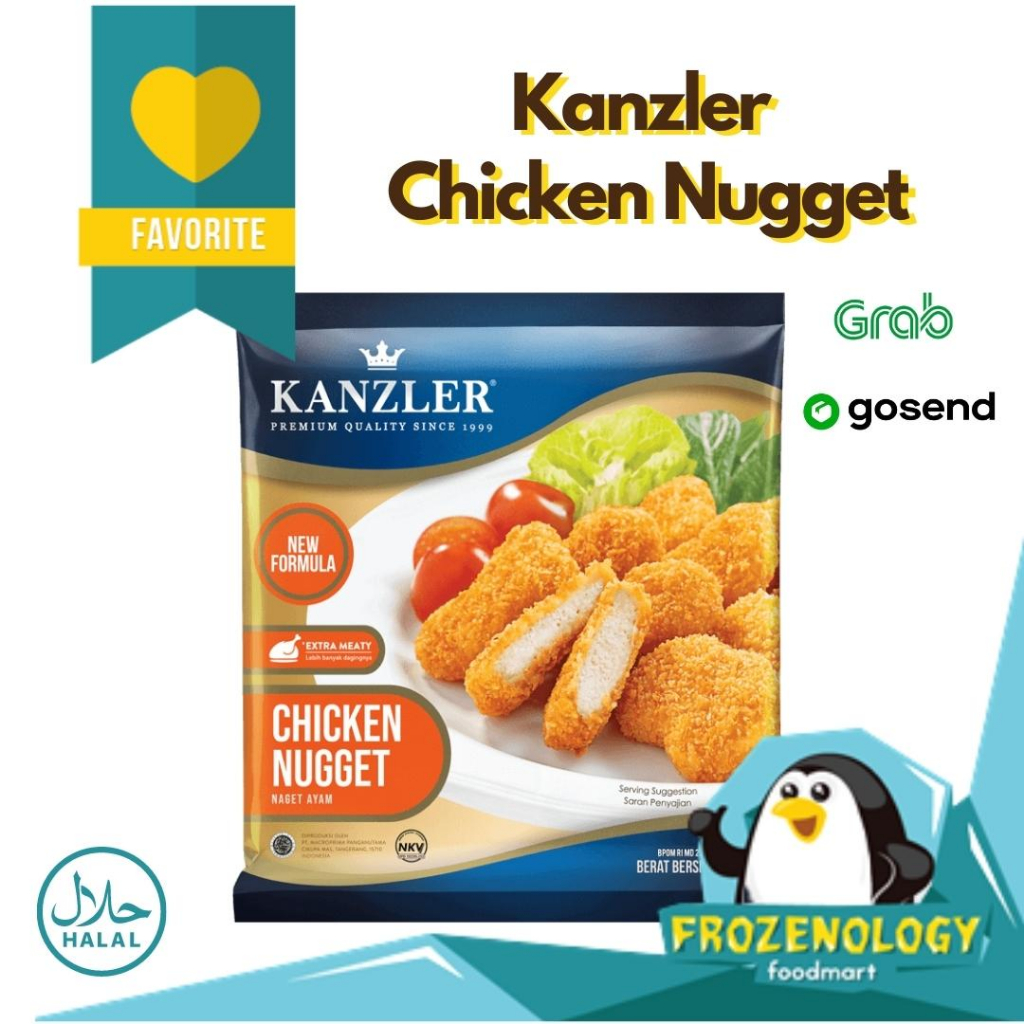 Jual Kanzler Chicken Nugget Premium 450gr | Shopee Indonesia