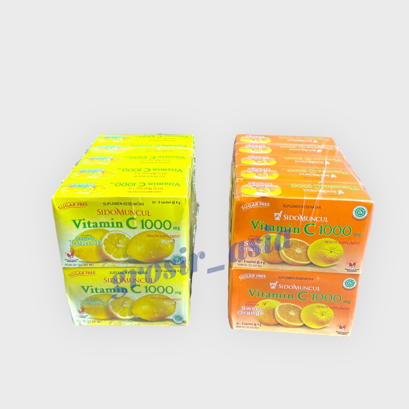 Jual Vitamin C 1000 1 Pak Isi 10 Ktk | Shopee Indonesia