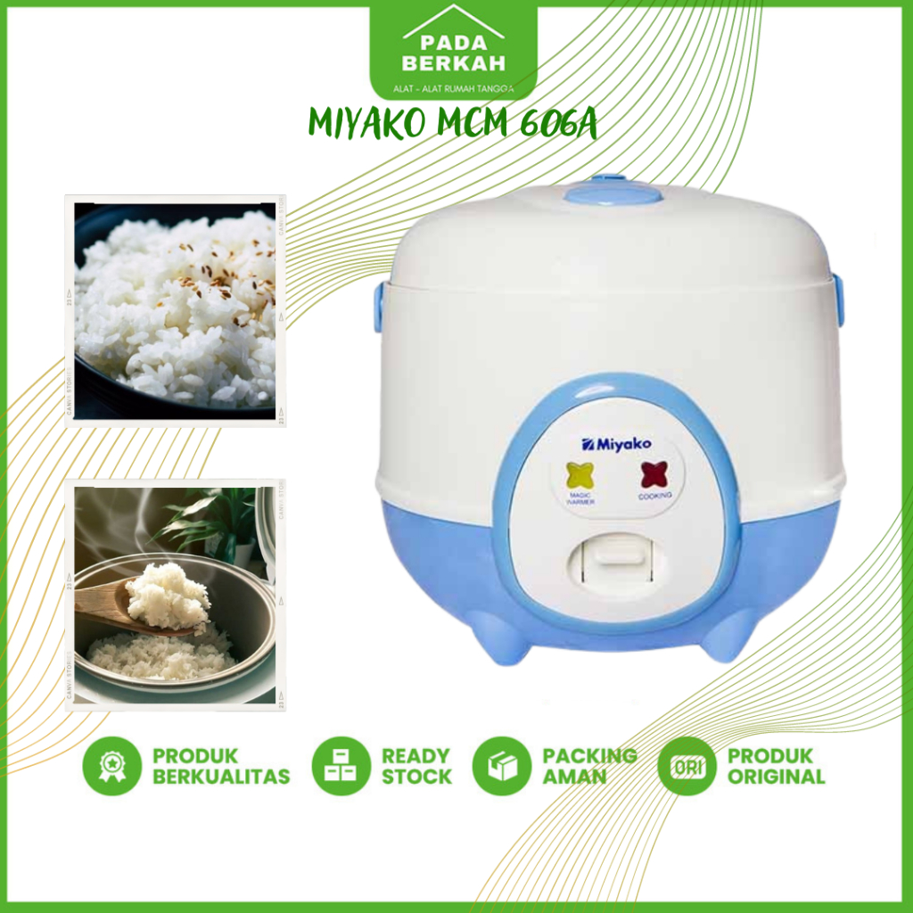 Jual Magic Com Mini Miyako Magicom 606 A Miyako Ricecooker Penanak Nasi ...