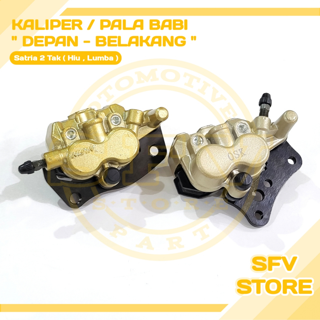 Jual Pala Babi Kaliper Satria 2 Tak Belakang Depan Model Standar | Shopee Indonesia