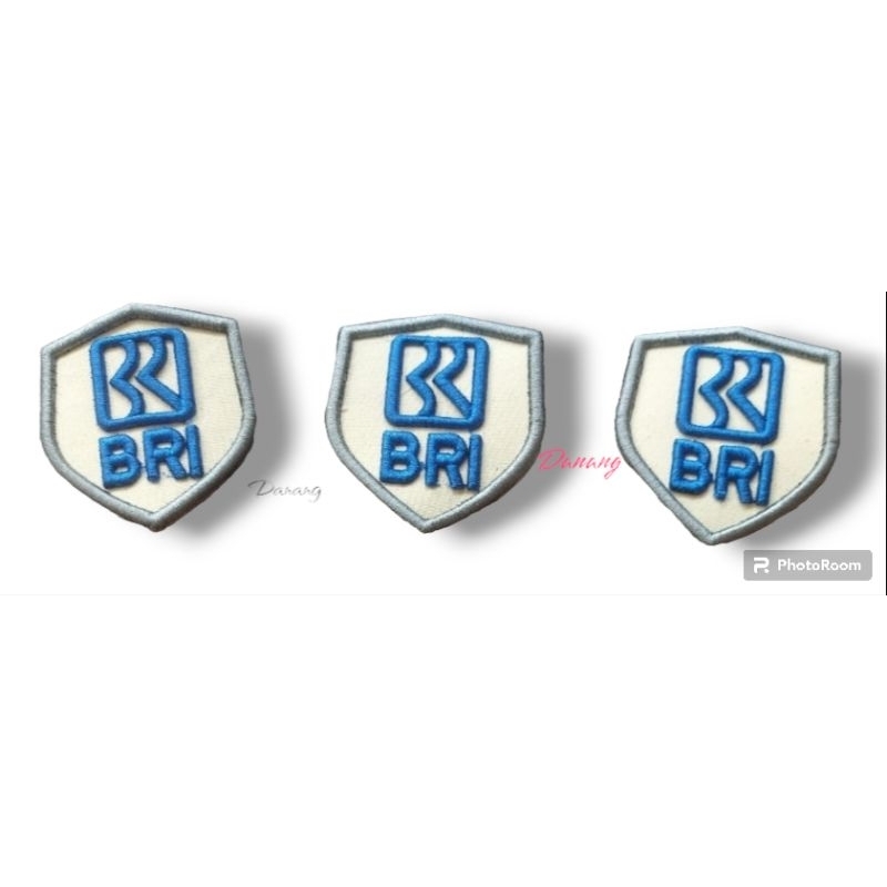 Jual LOGO BADGE BRI BORDIR TIMBUL TERBARU WARNA DASAR KREM | Shopee ...
