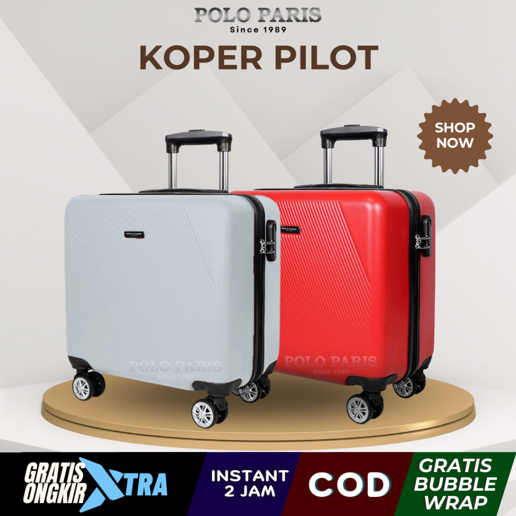 Jual KOPER PILOT 20 INCH / KOPER FIBER / KOPER CABIN/ KOPER HARDCASE ...