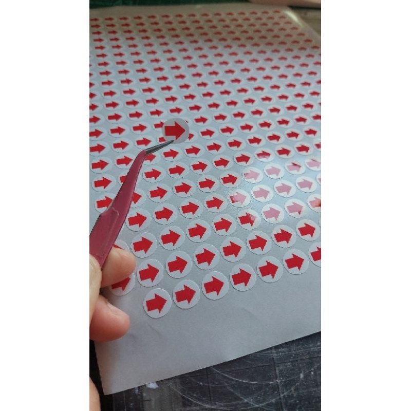 Jual STIKER PANAH MERAH / REJECTED 1 CM | Shopee Indonesia