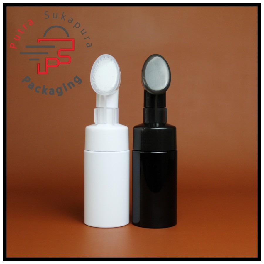 Jual botol foam 100ml / botol cleansing facial foam brush pump 100ml ...