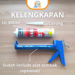 Jual Sealant Kaca Silikon / Sealant Anti Bocor / Lem Kaca Anti Bocor ...