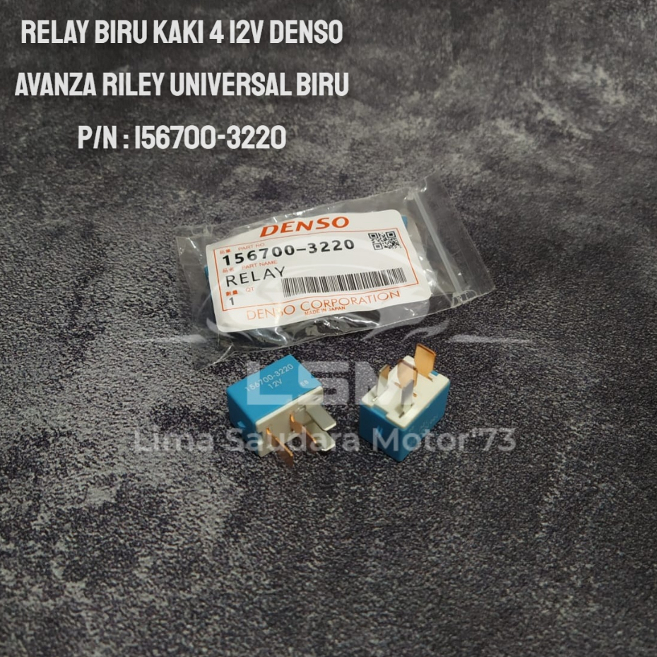 Jual Relay Biru Kaki 4 12V Denso Avanza Riley Universal Biru Kaki 4 ...