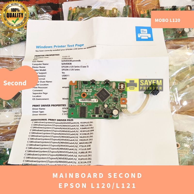 Jual Board Motherboard Mainboard Epson L121 Second Bekas | Shopee Indonesia