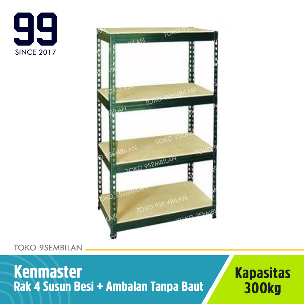 Jual Kenmaster Rak Besi 4 Susun Multipurpose 300kg RS-374M - 300KG ...