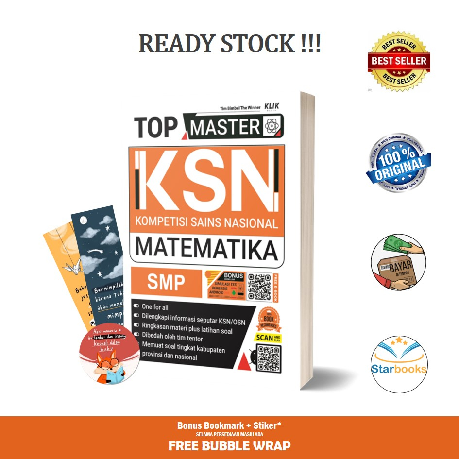 Jual Buku Top Master KSN Matematika SMP - C-Klik (Sekolah) | Shopee Indonesia