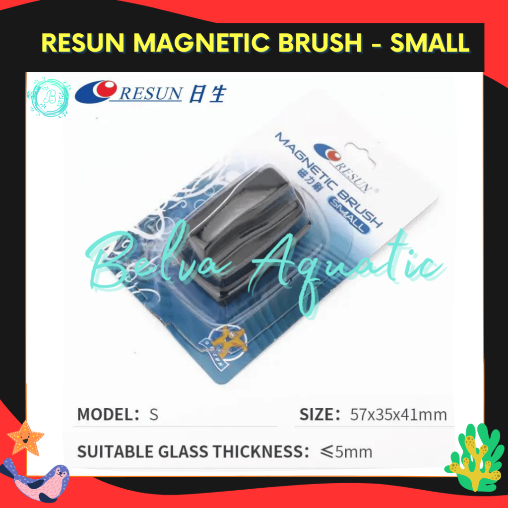Jual Resun Sikat Magnet Pembersih Lumut Kaca Aquarium S M L Magnetic ...