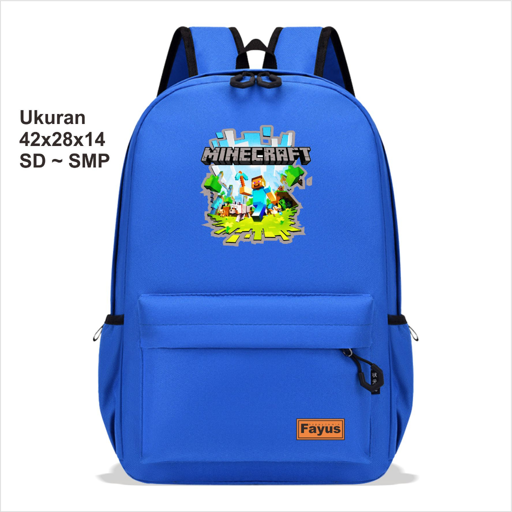 Jual MINECRAFT - Tas Sekolah Anak Laki Ransel Terbaru 2023 Bisa COD ...