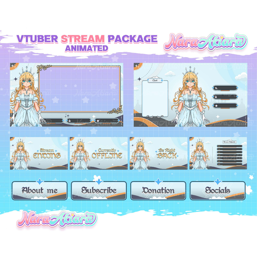 Jual Tingkatkan Tampilan Streaming Anda dengan Paket Overlay, Streaming ...