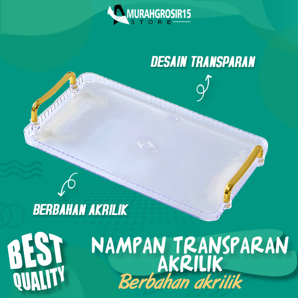 Jual Nampan Elegan Minimalis Tempat Tatakan Piring Gelas Nampan Saji ...