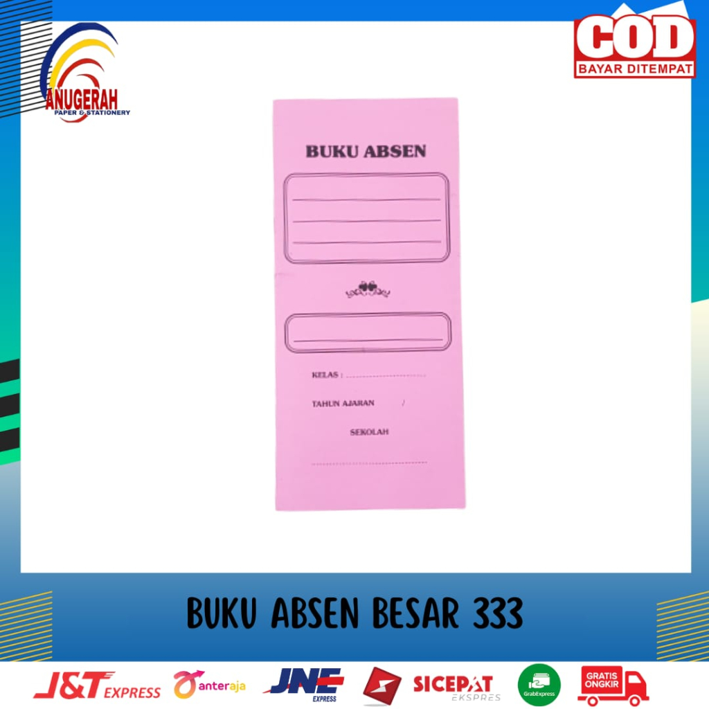 Jual DAFTAR ABSEN BESAR 333 (PCS) | Shopee Indonesia