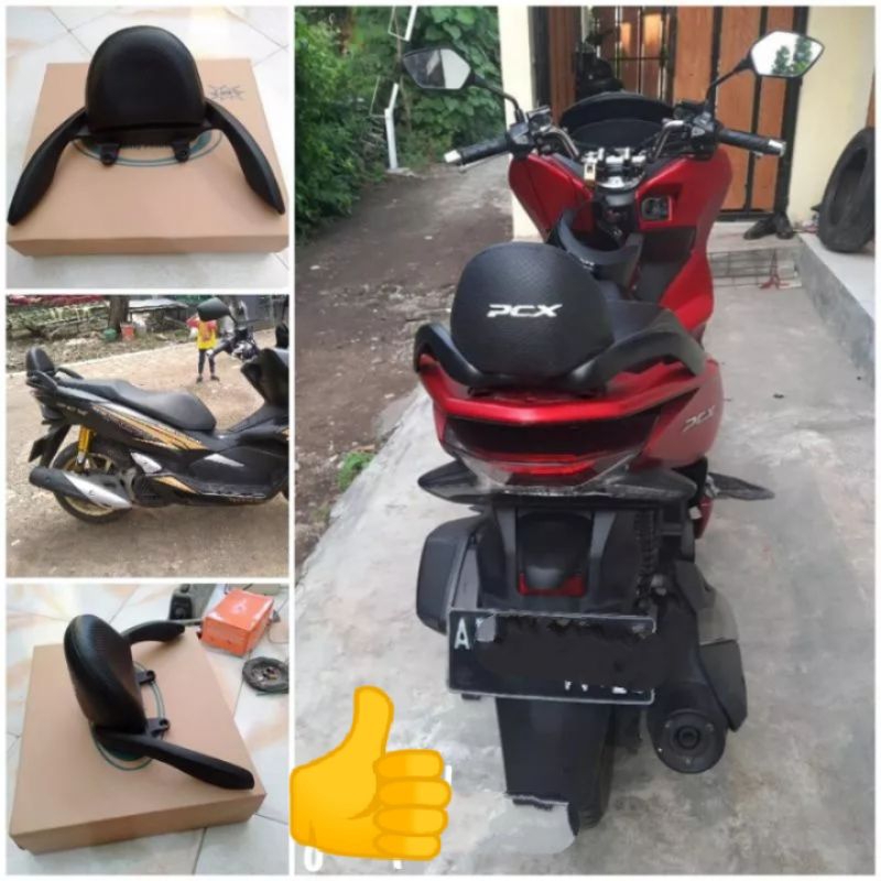 Jual Sandaran PCX 150/PCX 160 type ABS dan CBS, Behel senderan PCX ...