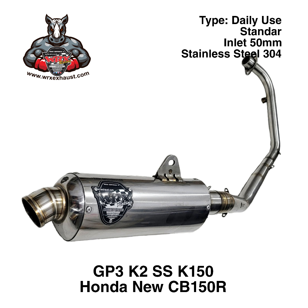Jual Knalpot WRX GP3 SS K150 New CB150R | Shopee Indonesia