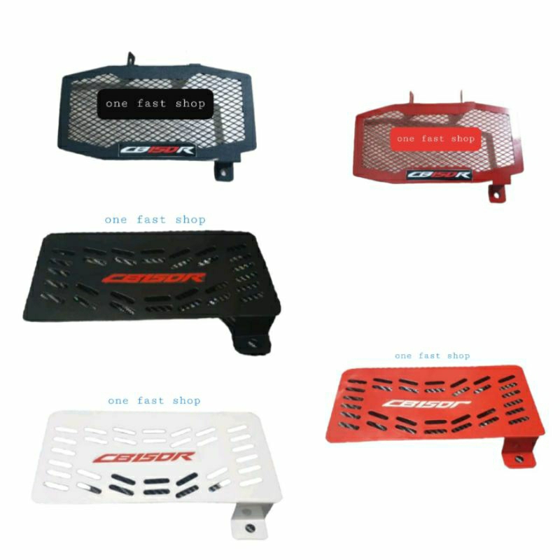 Jual Cover pelindung tutup radiator CB150R new model jaring bahan tebal ...