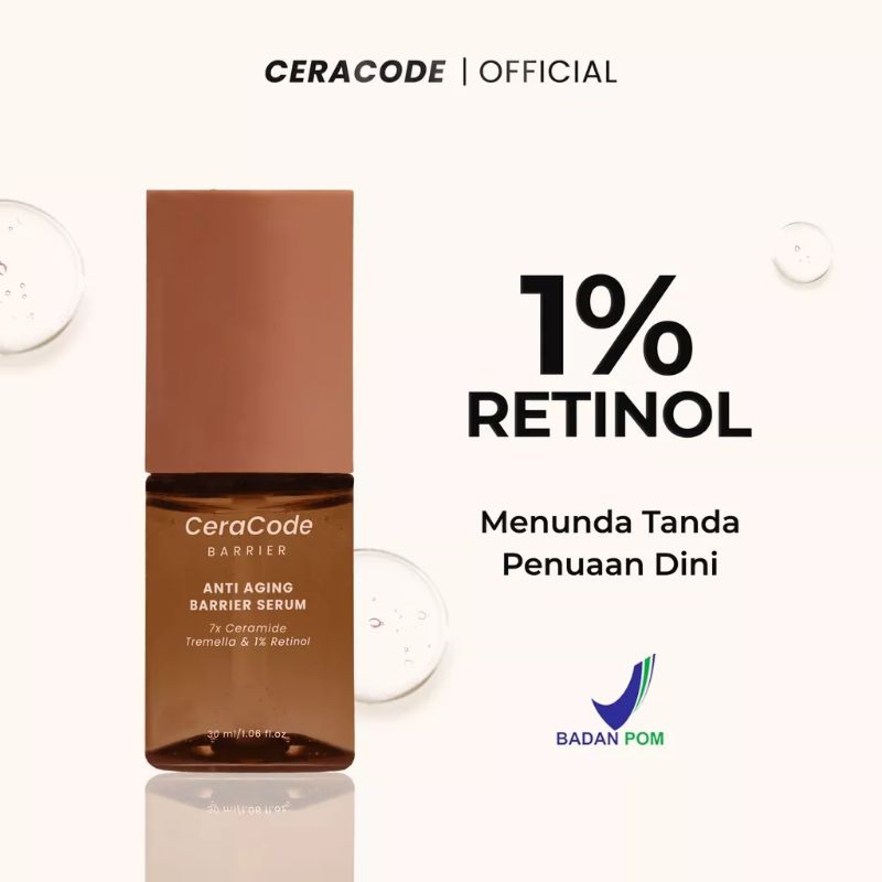 Jual CeraCode Anti Aging Barrier Serum 7X Ceramide + Tremella and 1% ...