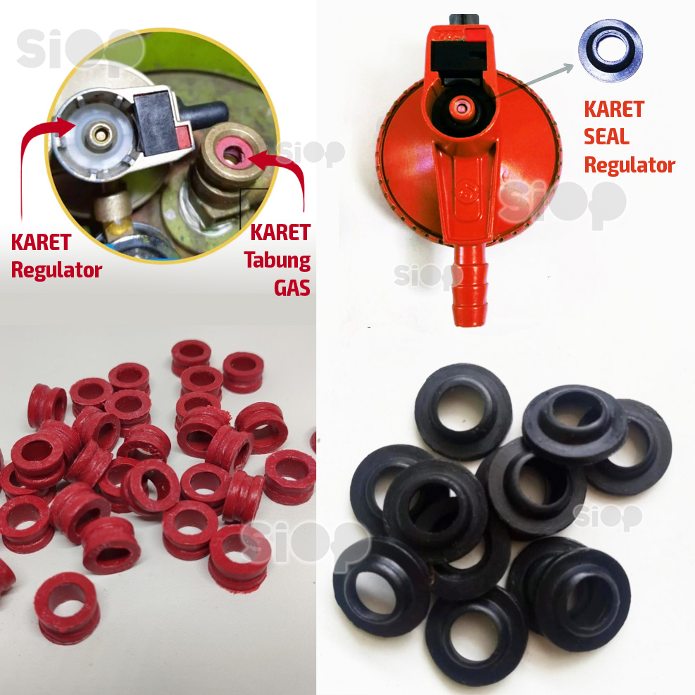 Jual Karet Elpiji LPG Seal Sil Karet Tabung Gas karet seal regulator SNI Repack 10pcs/ 5Pcs ...