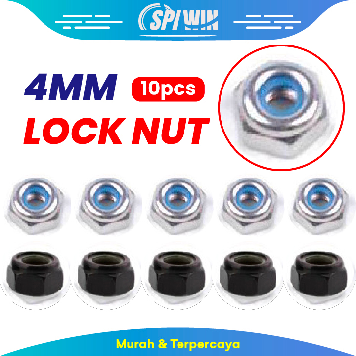 Jual Locknut Tamiya Lock Nut 4mm 4 mm Mur Kunci Mini 4WD REP 94690 ...