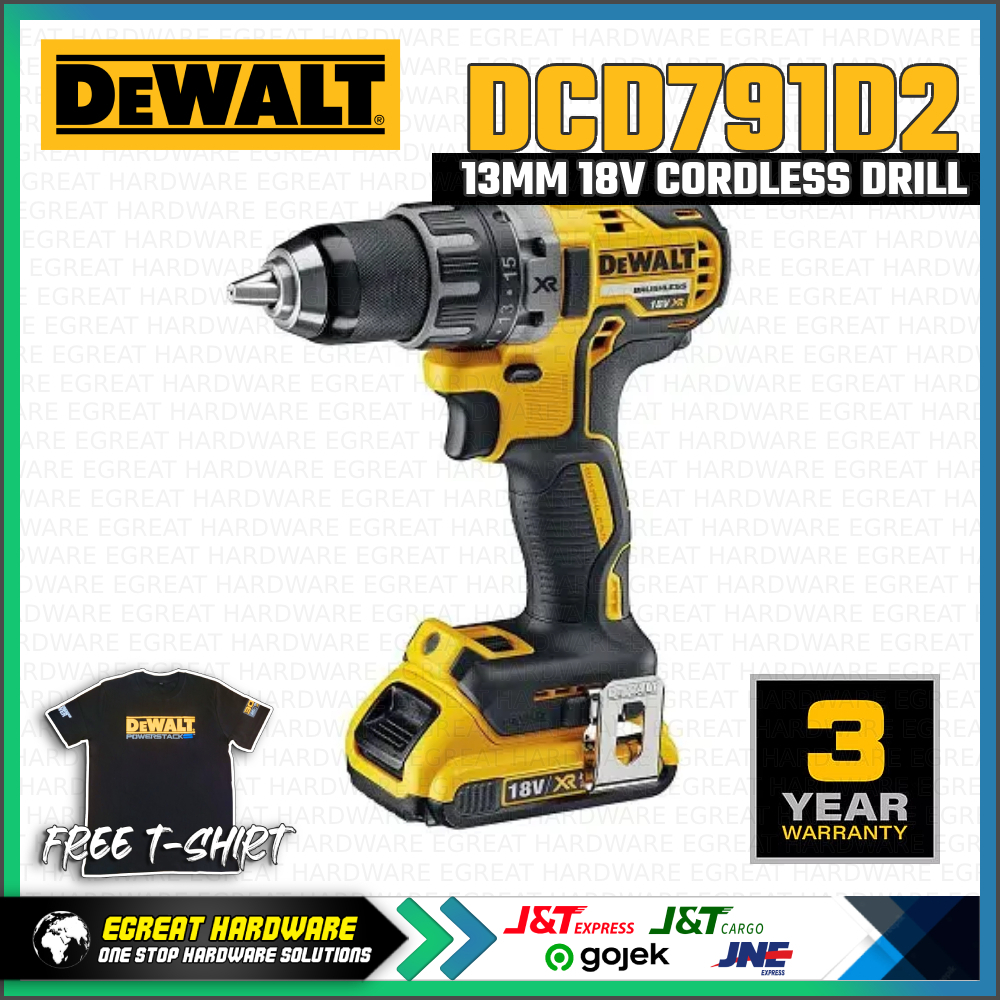 Jual DEWALT DCD791D2-B1 Cordless Drill 18V 13mm | Shopee Indonesia