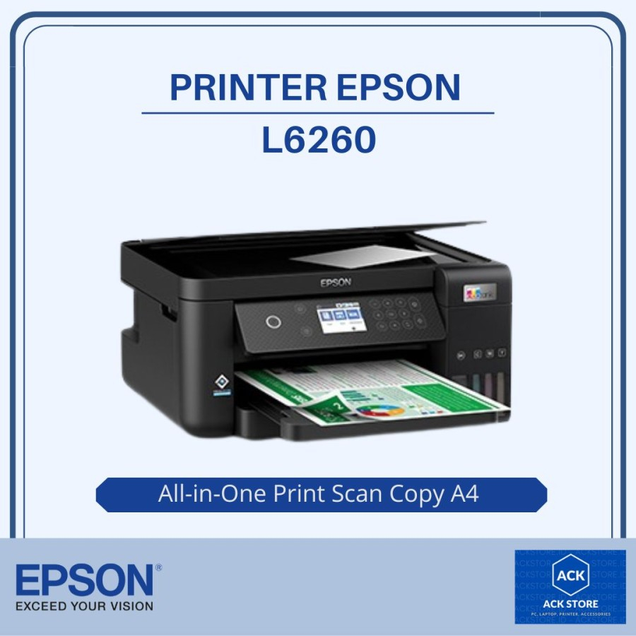 Jual Printer Epson L6260 Print Scan Copy WiFi Duplex Ecotank Inktank ...