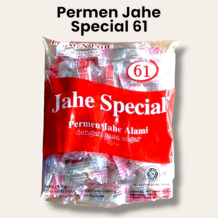 Jual Permen Jahe Special 61 / Permen Jahe Jadul cap 61 Special Murah ...