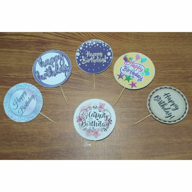 Jual Topper cake biasa kue ultah ulangtahun birthday | Shopee Indonesia