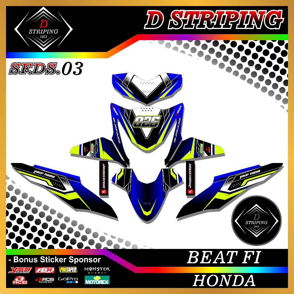 Jual Stiker Decal Full Body BEAT FI 2012 - 2015 - Decal Full Body Motor ...